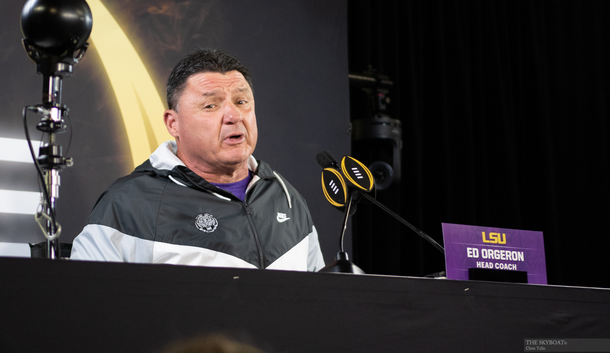 LSU Media Day - 2020 CFP National Championship - SkyBoat
