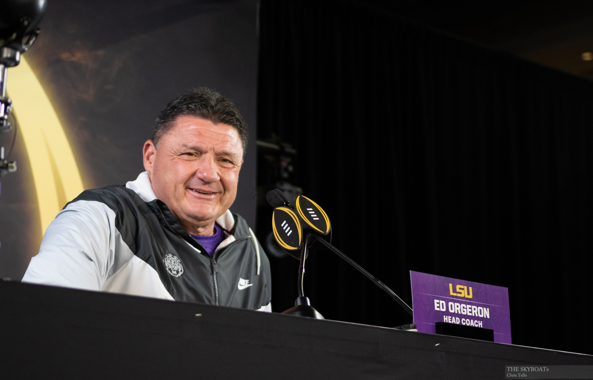 LSU Media Day - 2020 CFP National Championship - SkyBoat