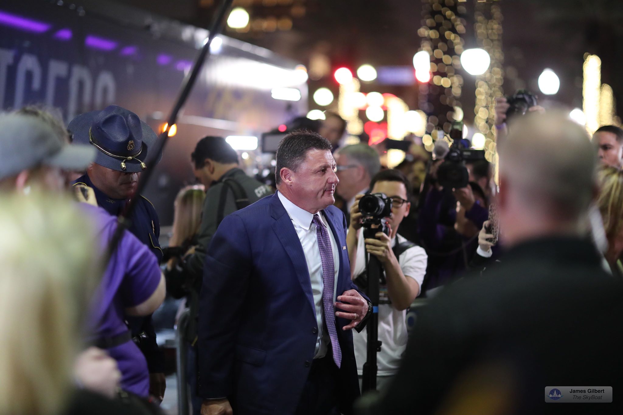 LSU Arrival Gallery - 2020 CFP National Championship - SkyBoat