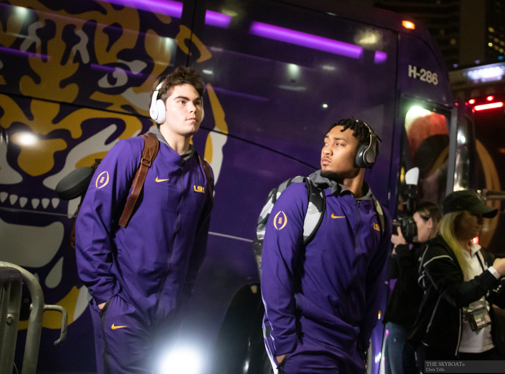LSU Arrival Gallery - 2020 CFP National Championship - SkyBoat