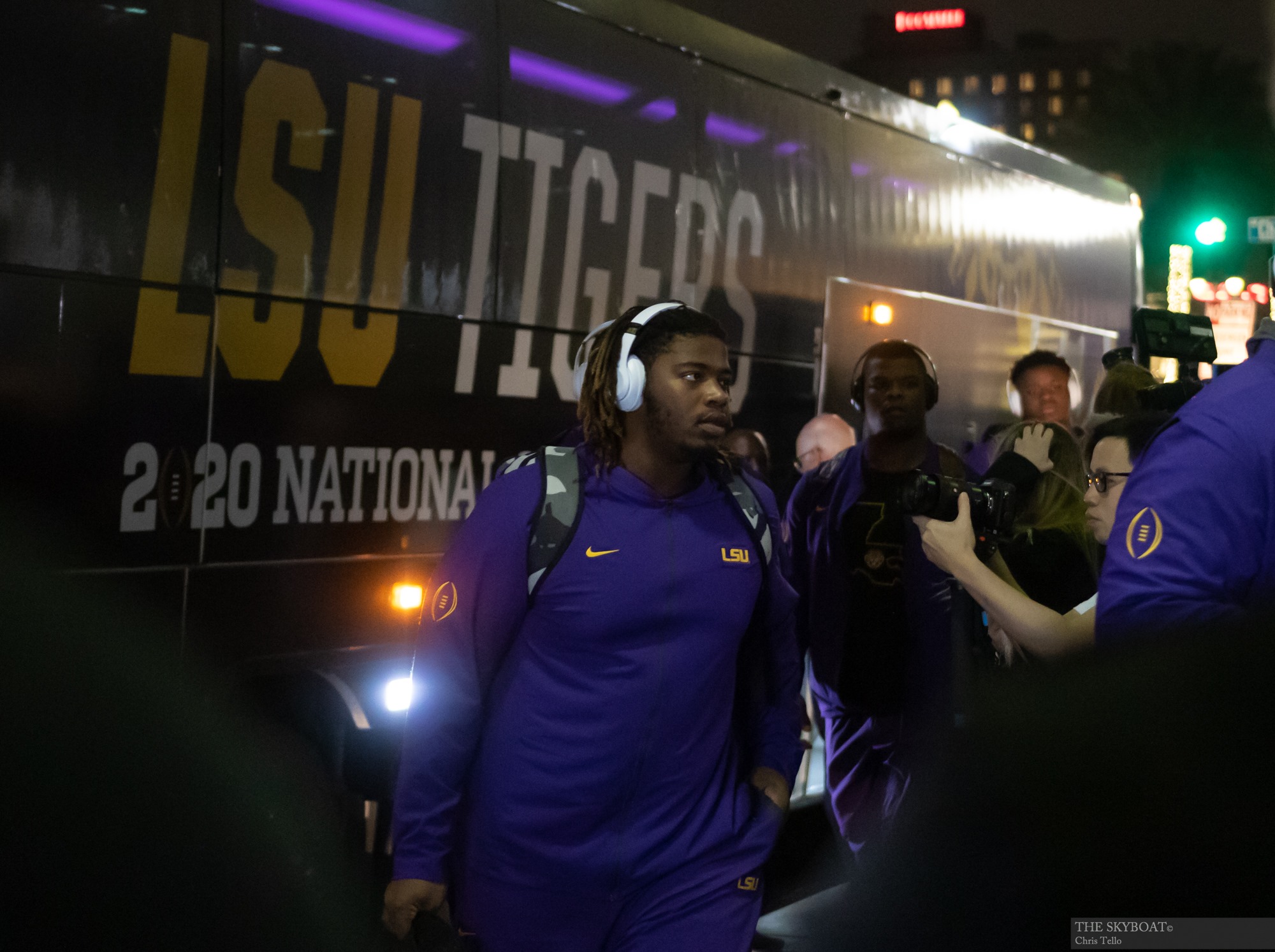 LSU Arrival Gallery - 2020 CFP National Championship - SkyBoat