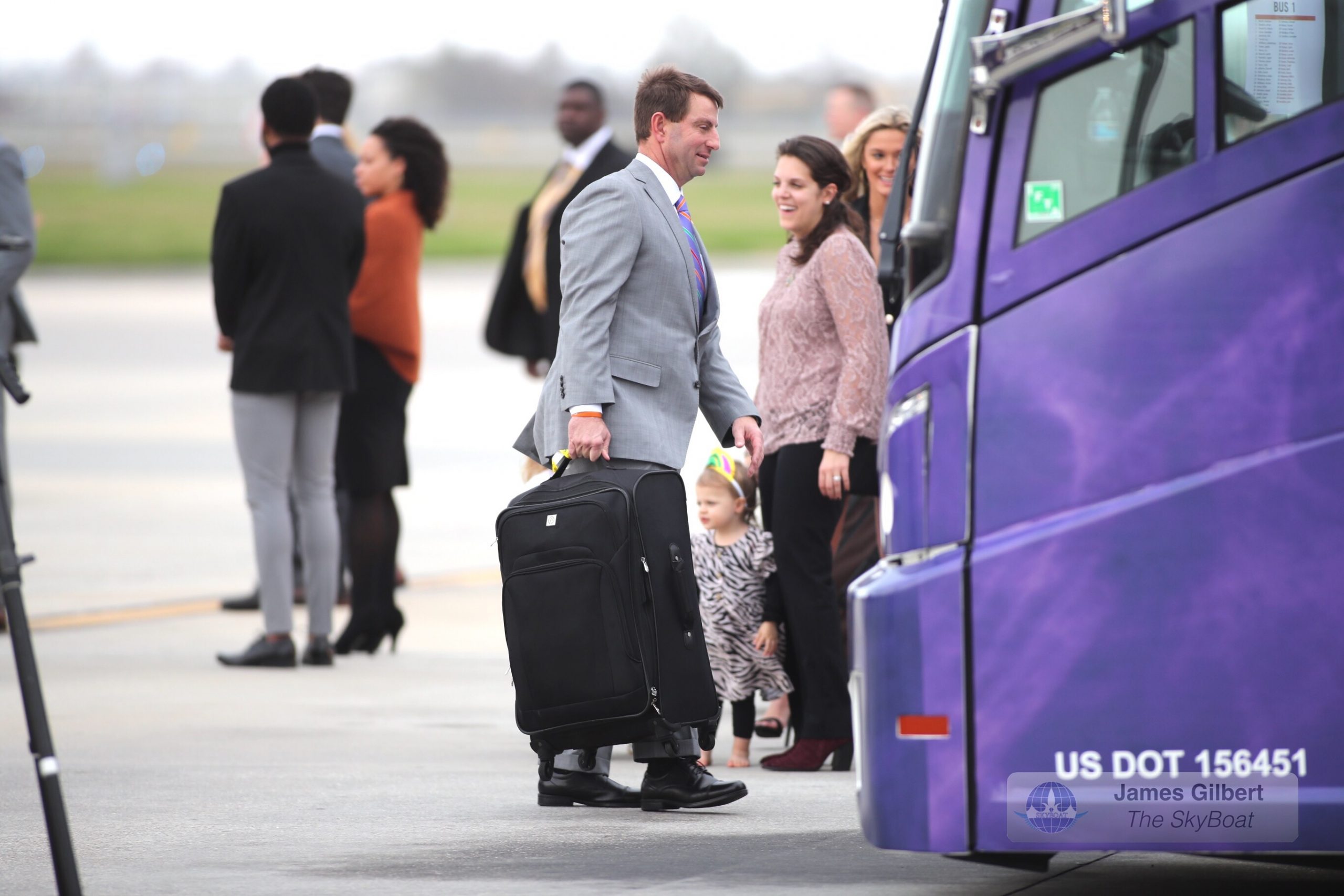 Clemson Arrival Gallery - 2020 CFP National Championship - SkyBoat