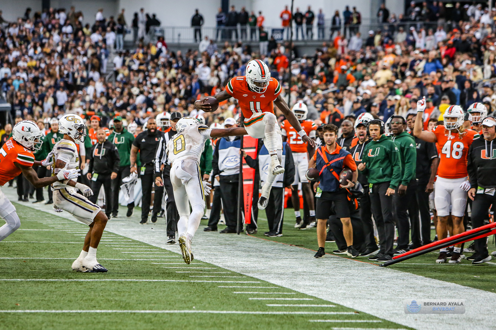 Miami Hurricanes vs Georgia Tech Yellow Jackets - Gameday Gallery - SkyBoat