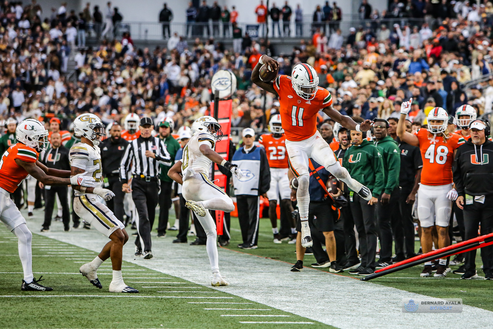 Miami Hurricanes vs Georgia Tech Yellow Jackets - Gameday Gallery - SkyBoat
